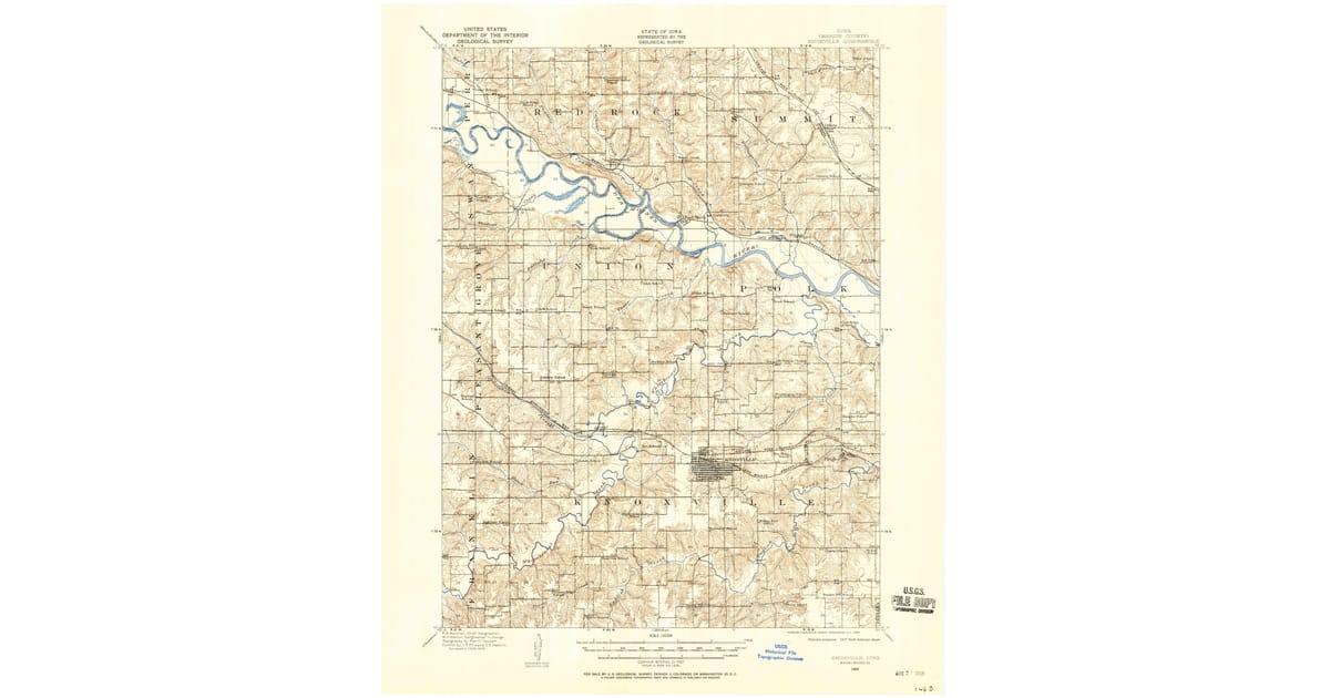 Old Maps of Marion County, IA for Genealogy | Pastmaps