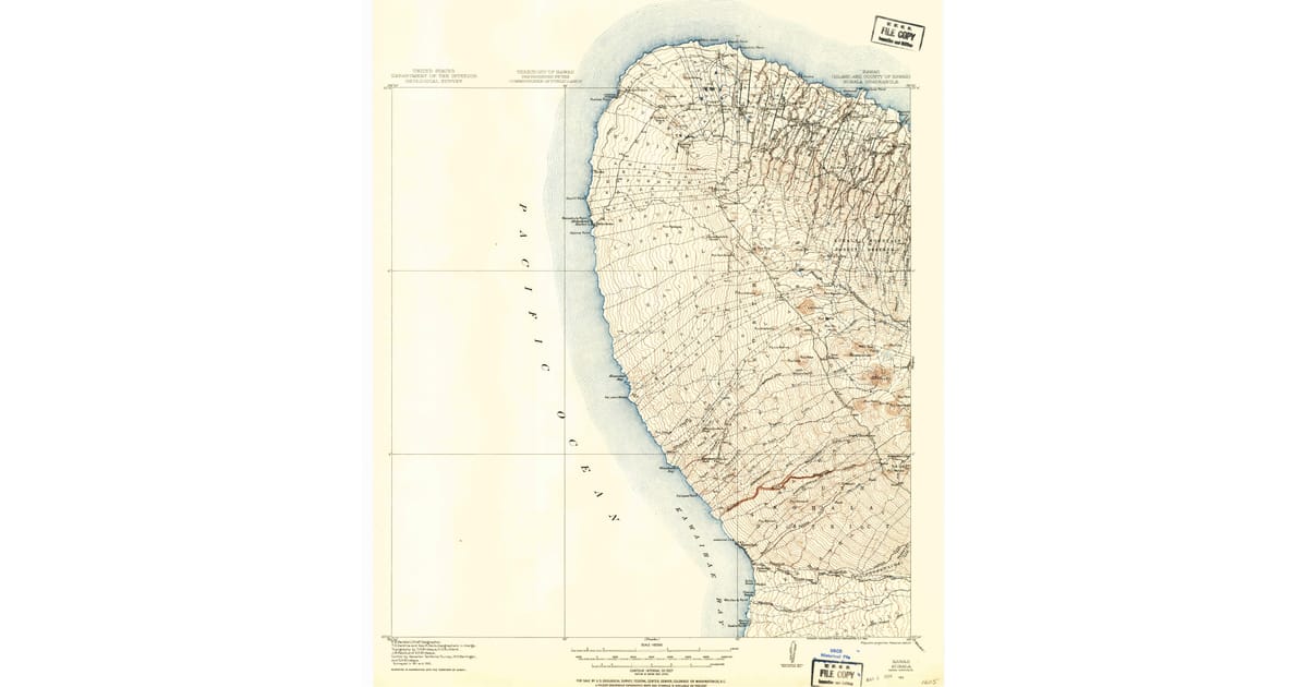 Old Maps of Hawaii | Pastmaps