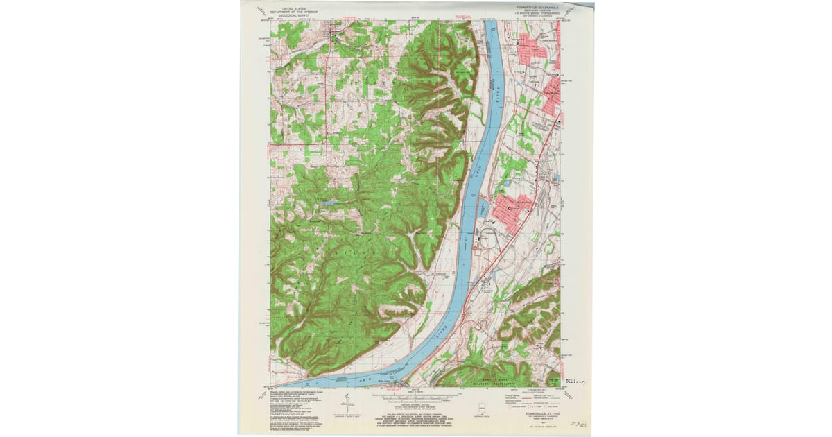 1980s Maps of Stites, KY | Pastmaps