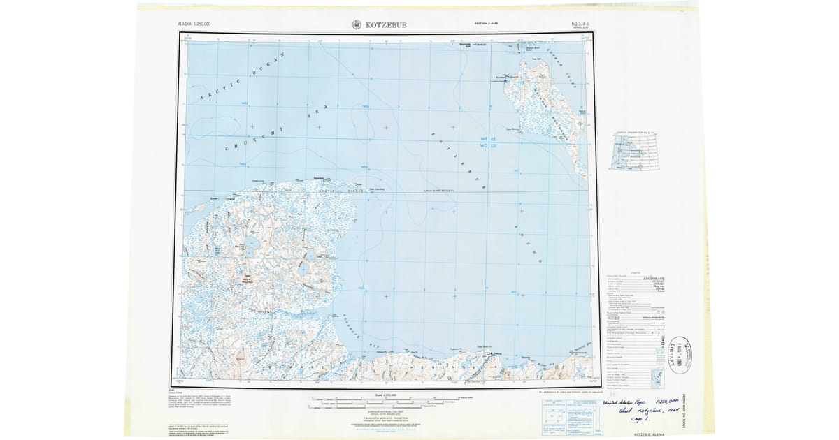 1960s Maps of Deering, AK | Pastmaps