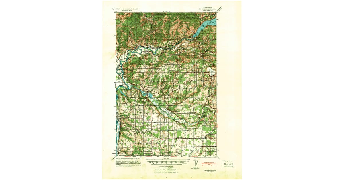 Old Maps of East Hills Fork Rural, Clark County for Genealogy | Pastmaps