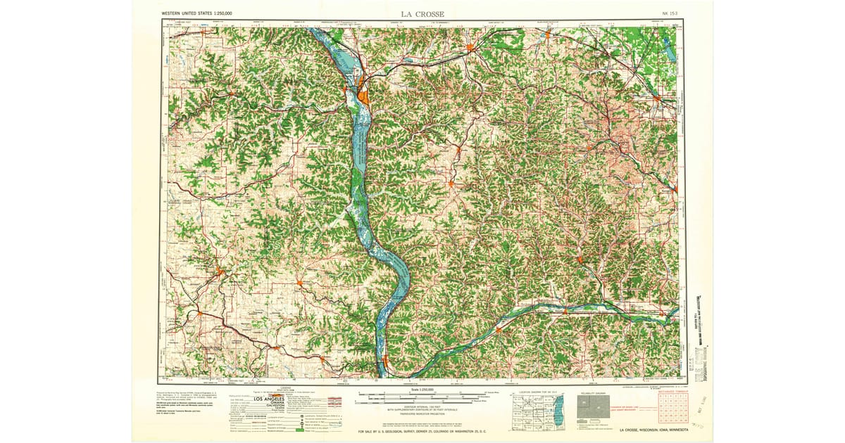 1960s Maps of Tomah, WI | Pastmaps