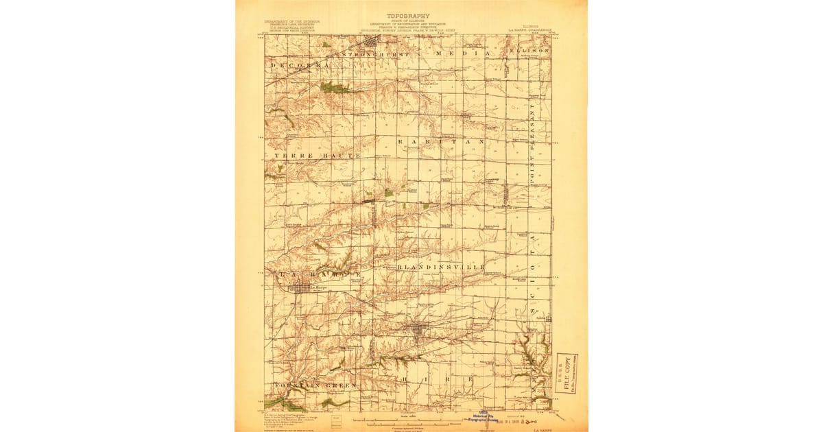 Old Maps of Henderson County, IL | Pastmaps