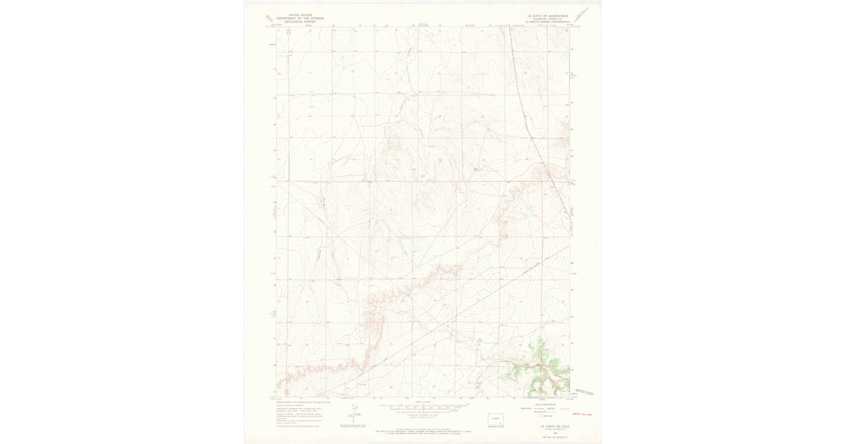 1966 Map of La Junta, CO — High-Res | Pastmaps