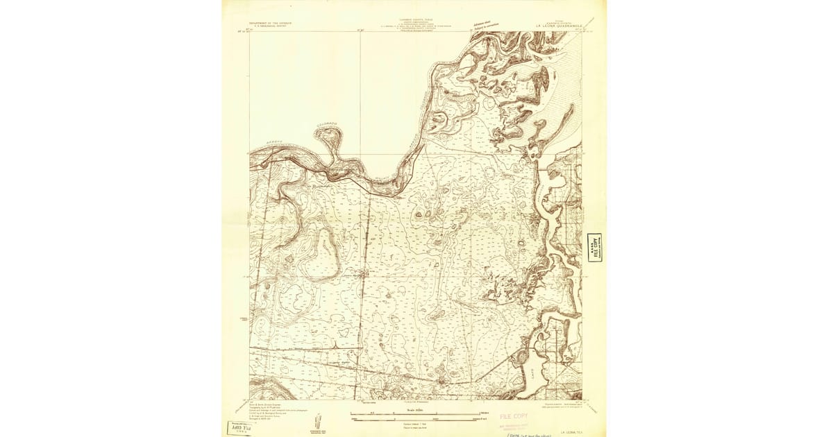Old Maps of La Leona Ranch, TX | Pastmaps