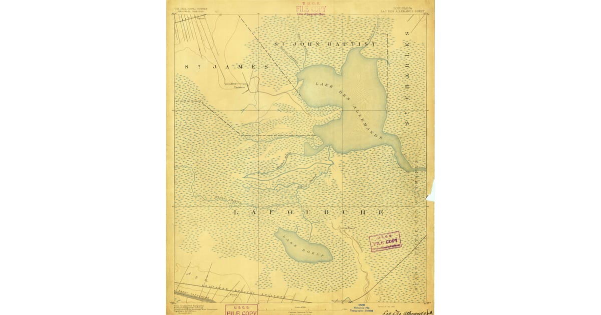 Old Maps of Golden Star Plantation, LA for Metal Detecting | Pastmaps