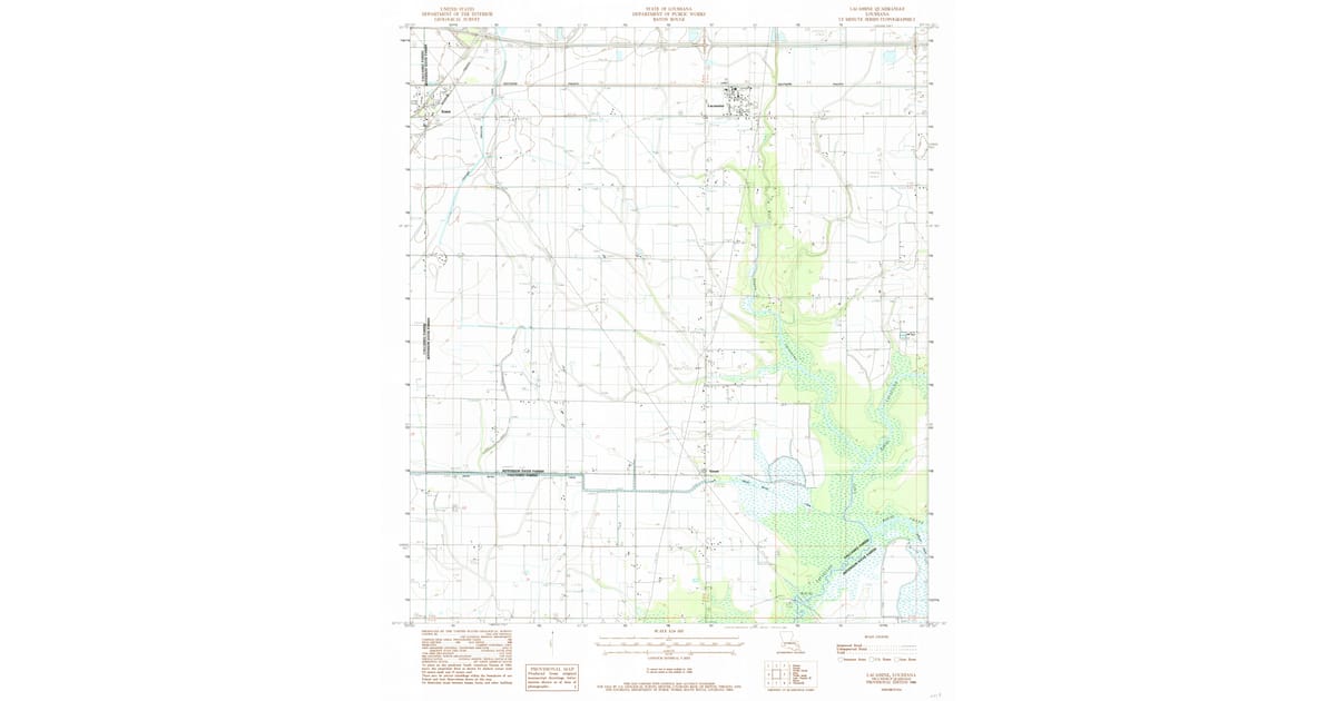 1980s Maps of Verret, LA | Pastmaps