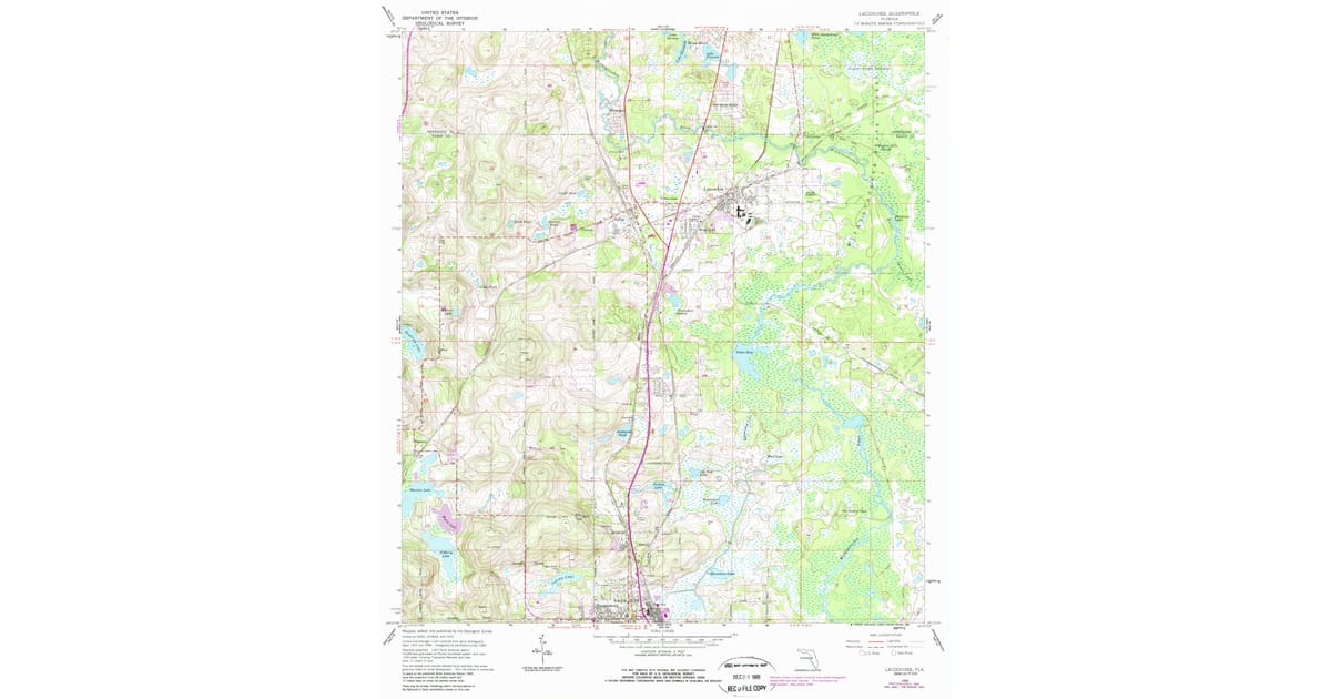1960s Maps of Pasco County, FL | Pastmaps
