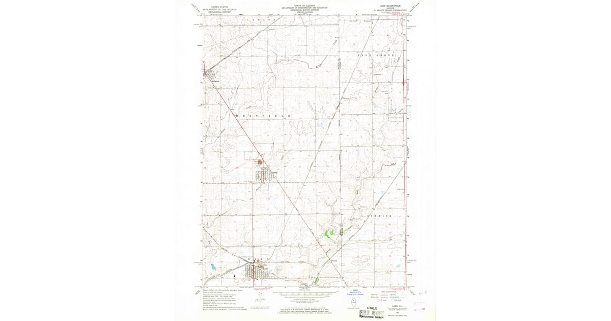 1966 Map of Ladd, IL — High-Res | Pastmaps