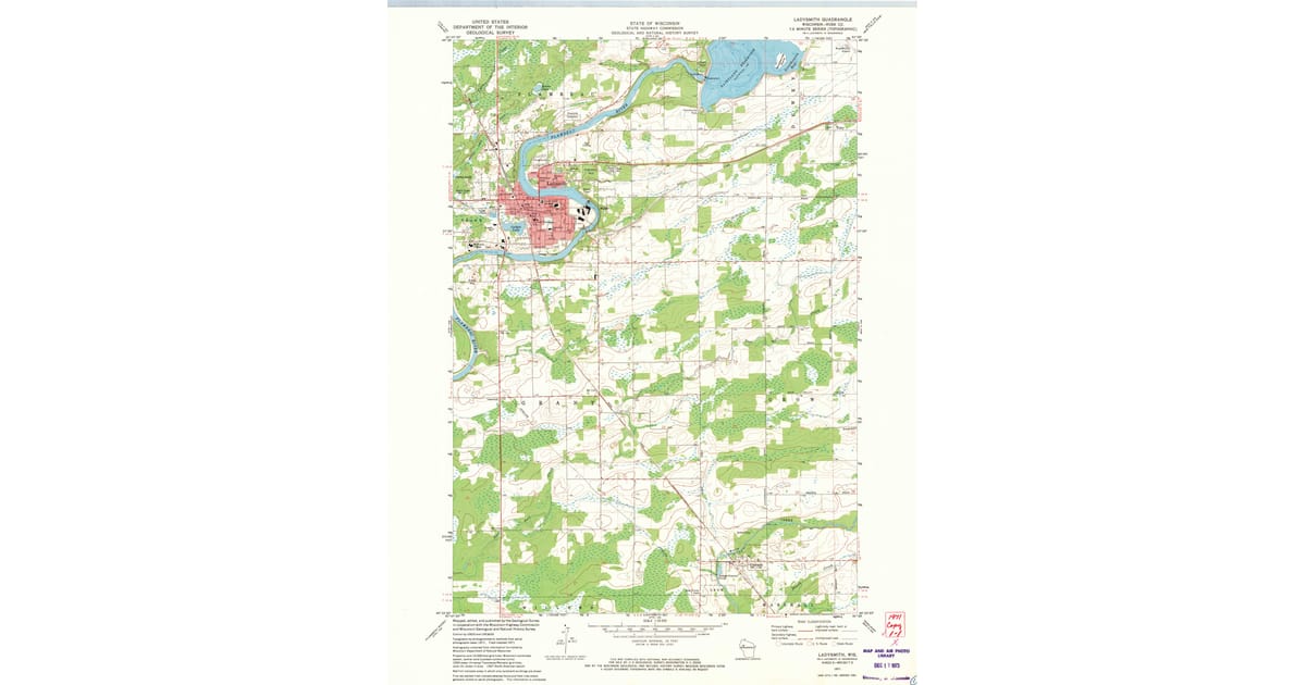 1970s Maps of Conrath, WI | Pastmaps