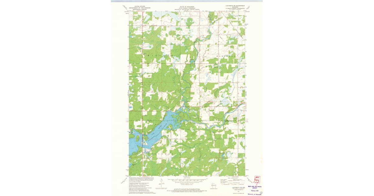 1970s Maps of Chippewa County, WI | Pastmaps