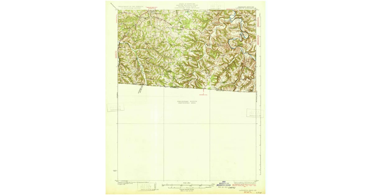 1930s Maps of Allen County, KY | Pastmaps