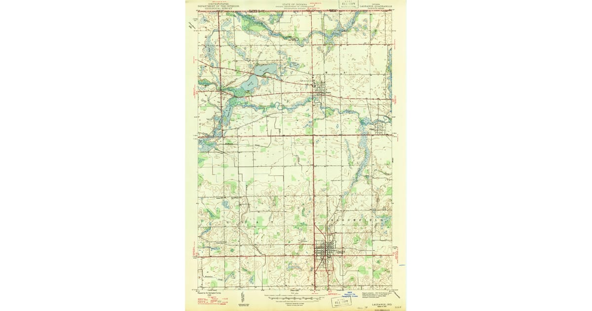 Old Maps of Howe, IN for Academic Research | Pastmaps