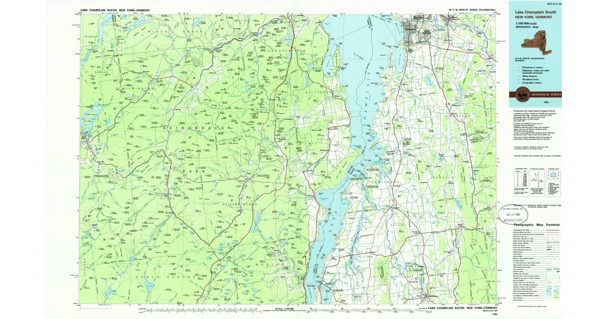 1980s Maps of Lincoln, VT | Pastmaps