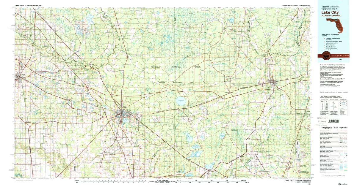 1980s Maps of Macclenny, FL | Pastmaps