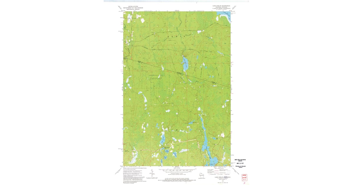 1970s Maps of Gogebic County, MI | Pastmaps