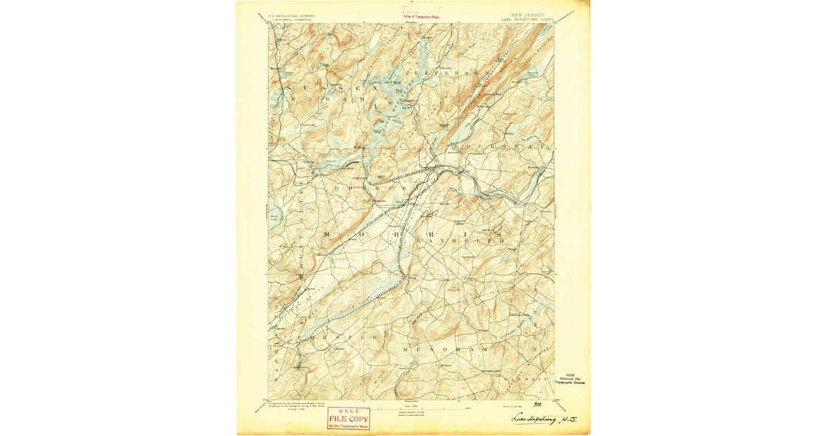 1890s Maps of Chester, NJ | Pastmaps