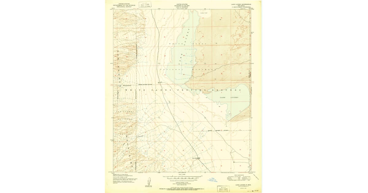 1950s Maps of Doña Ana County, NM | Pastmaps
