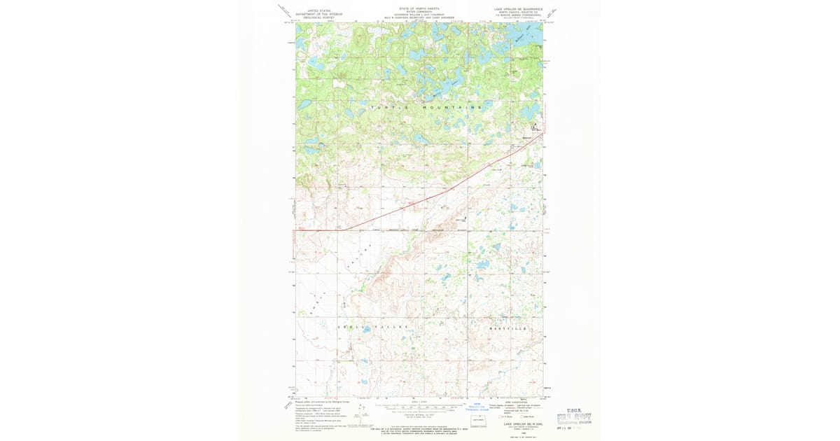 1960s Maps of Rolette County, ND | Pastmaps