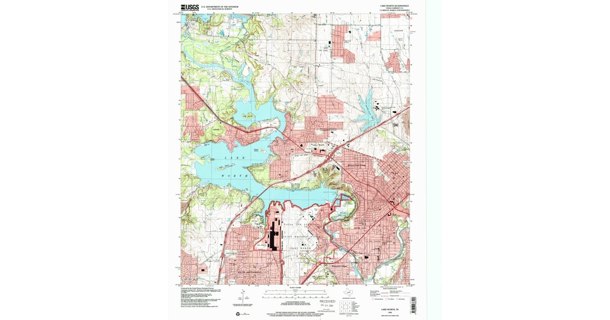 1990s Maps of River Oaks, TX | Pastmaps