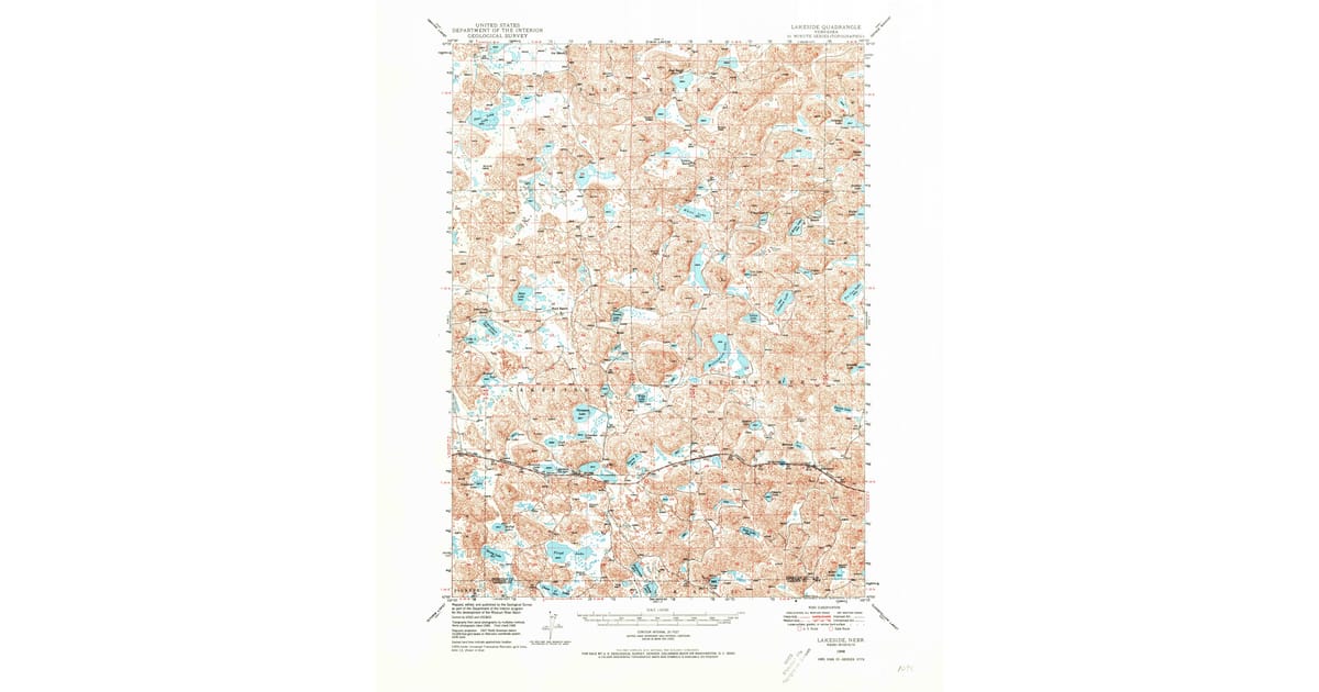Old Historical Maps of Cody Ranch, NE | Pastmaps