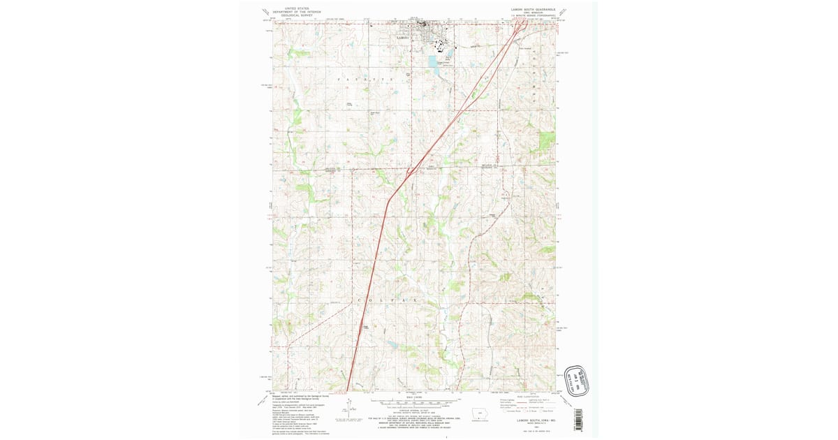 1980s Maps of Harrison County, MO | Pastmaps
