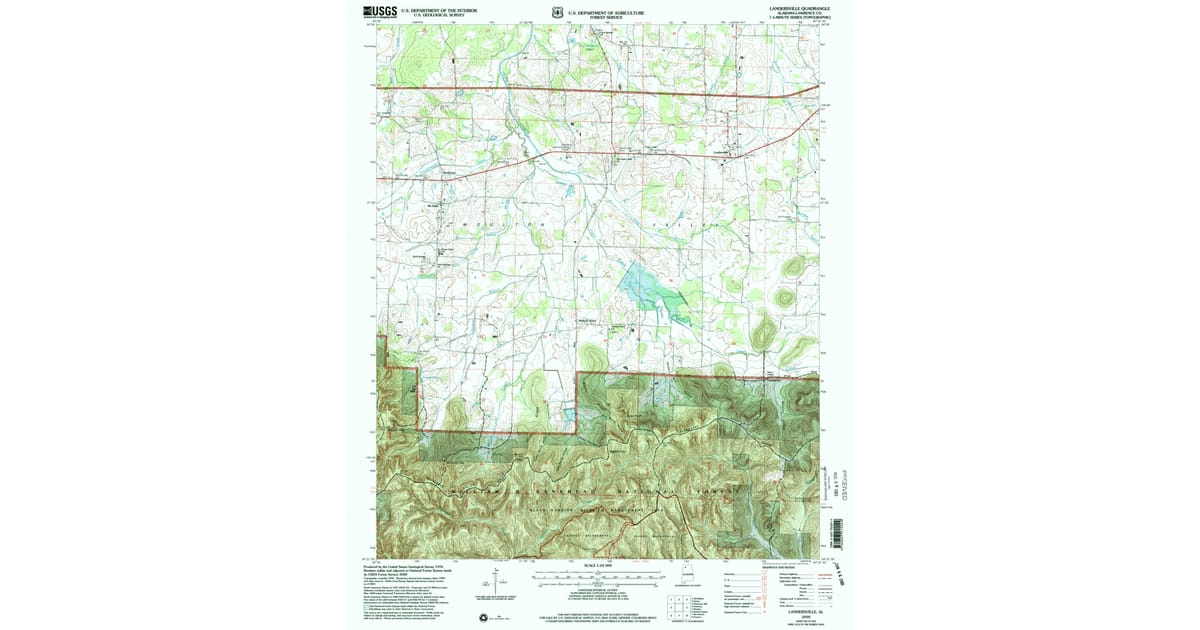 2000-2009 Maps of Mount Hope, AL | Pastmaps