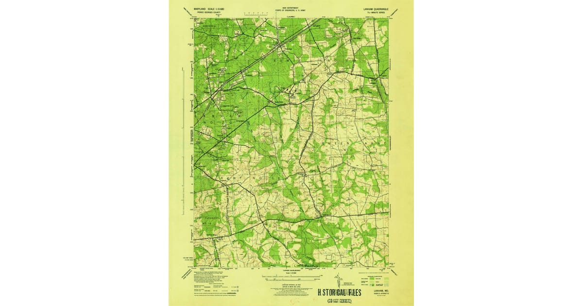 1940s Maps of Summerfield, MD | Pastmaps
