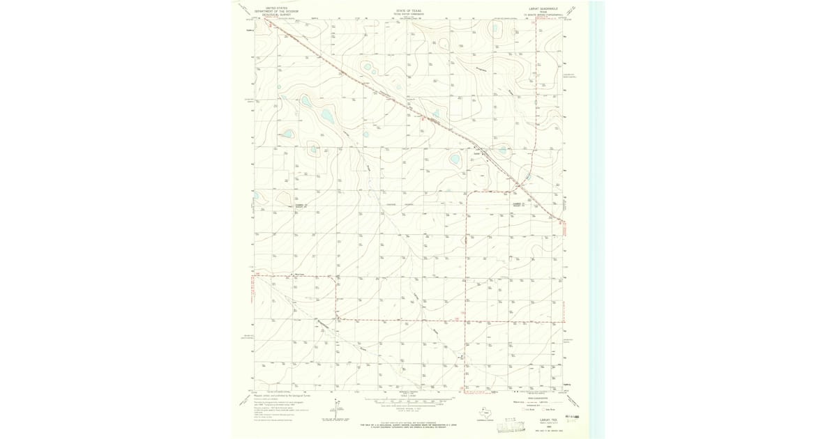 1960s Maps of Parmer County, TX | Pastmaps