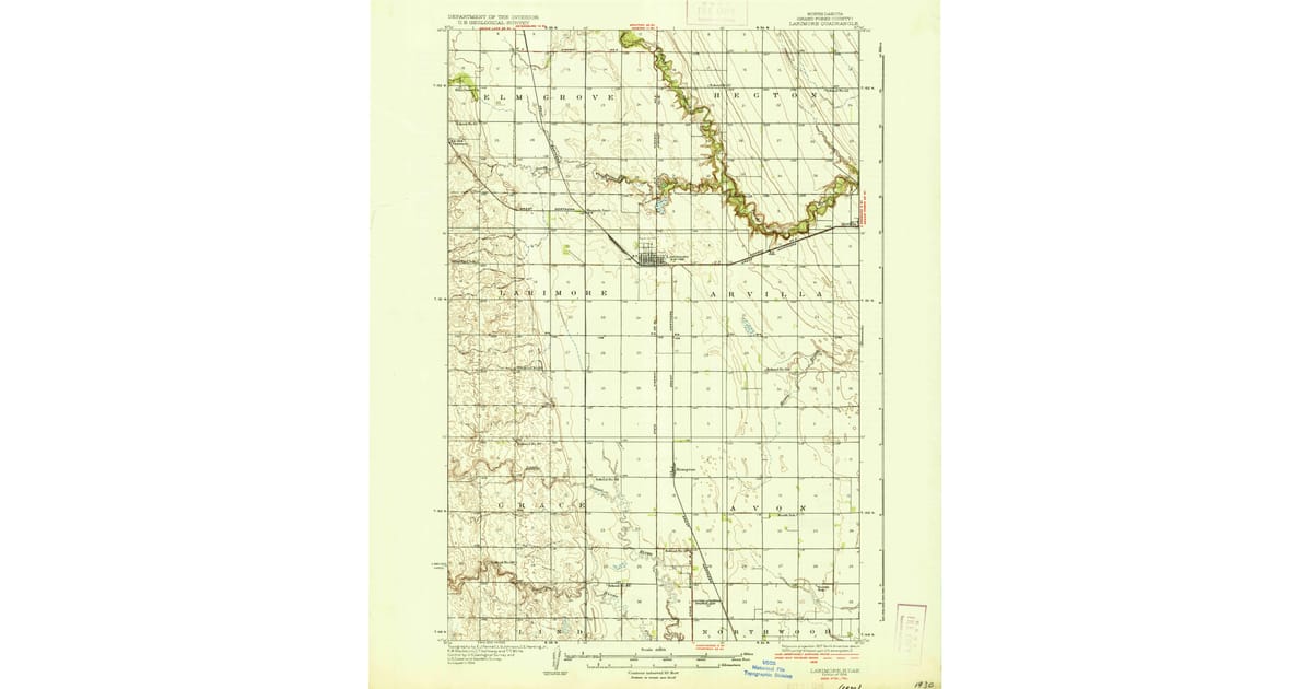 Old Maps of Larimore, ND | Pastmaps
