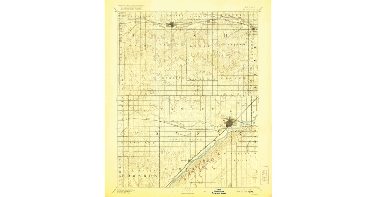Old Maps of Grant County, KS for Genealogy | Pastmaps