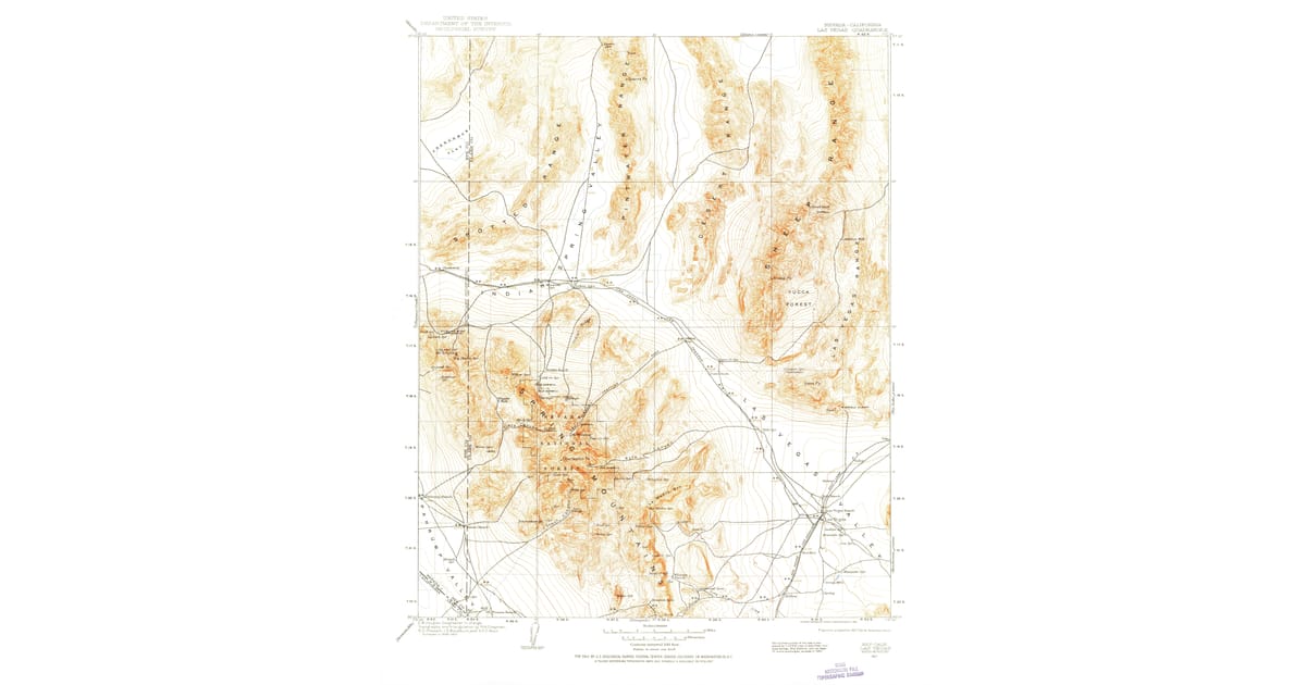 Old Maps of Las Vegas, NV | Pastmaps