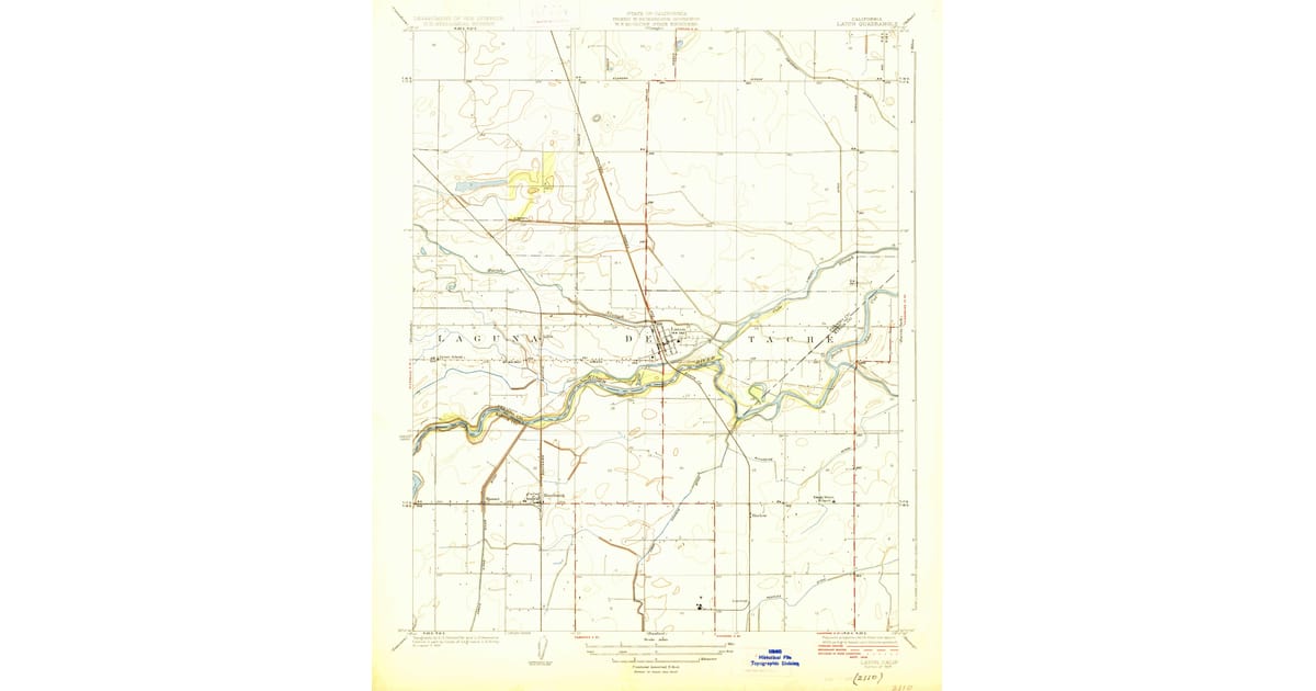 1927 Map of Laton, CA — High-Res | Pastmaps