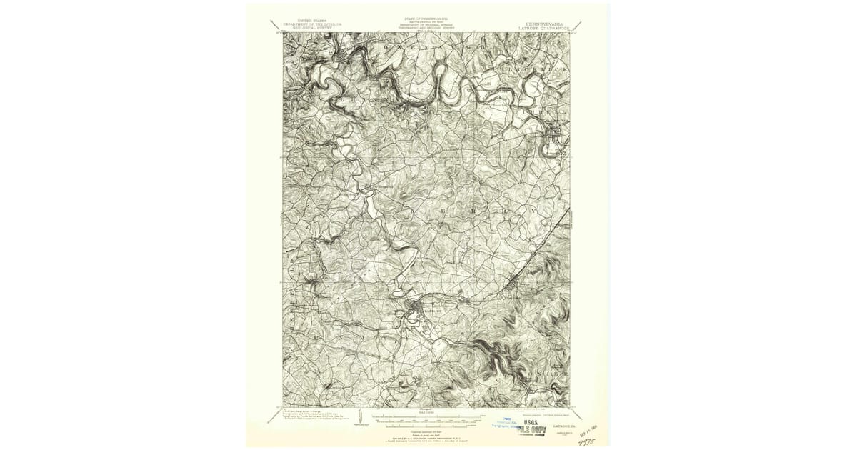 Old Maps of Conemaugh Township, PA for Academic Research | Pastmaps