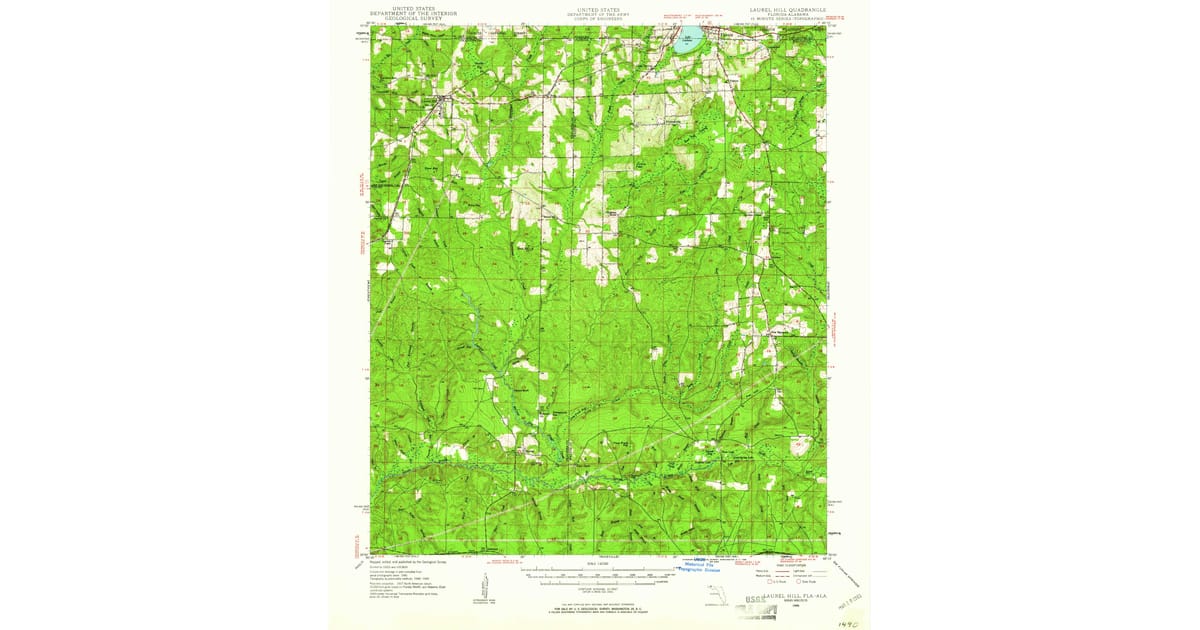 Old Maps of Florala, AL | Pastmaps