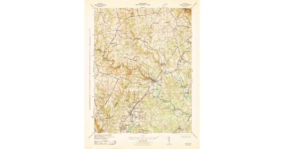 1940s Maps of Home Acres, Prince George's County | Pastmaps