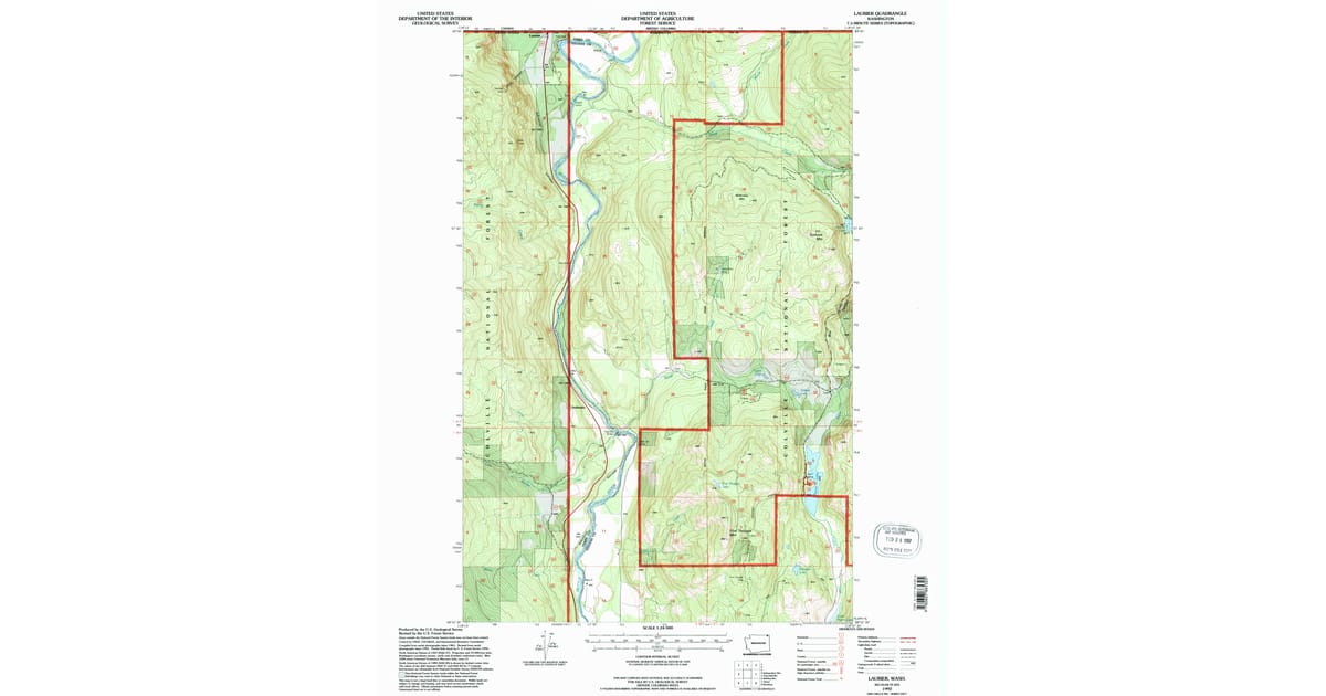 1990s Maps of Goldstake, WA | Pastmaps