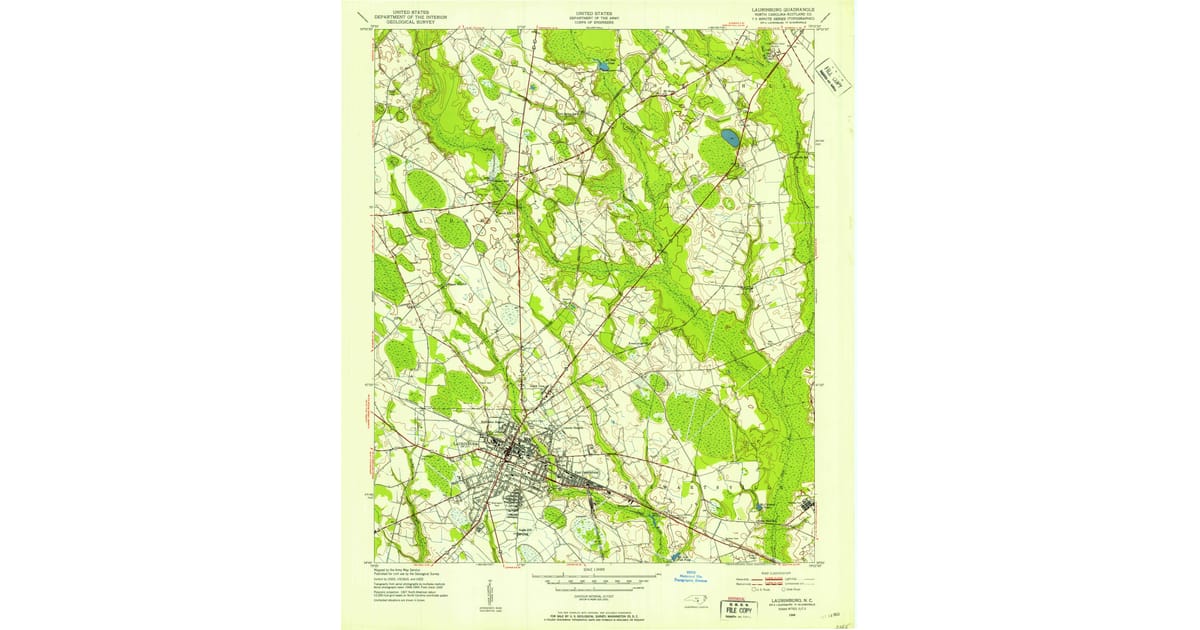 Old Maps of Gibson Mill, NC | Pastmaps