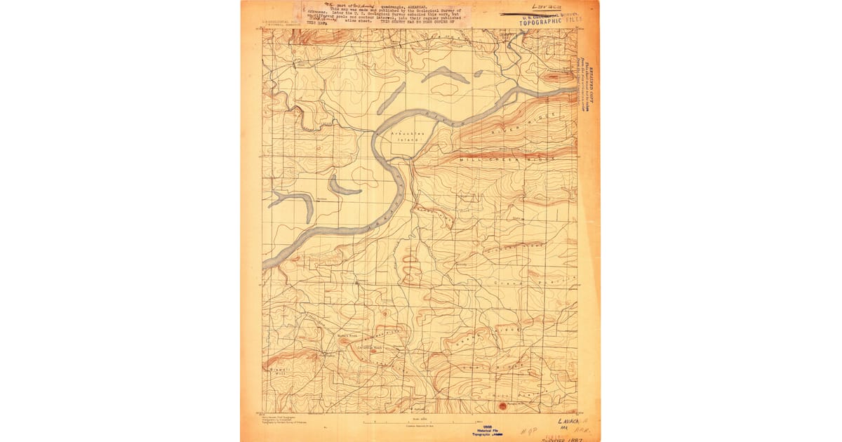 1906 Map of Lavaca, AR — High-Res | Pastmaps