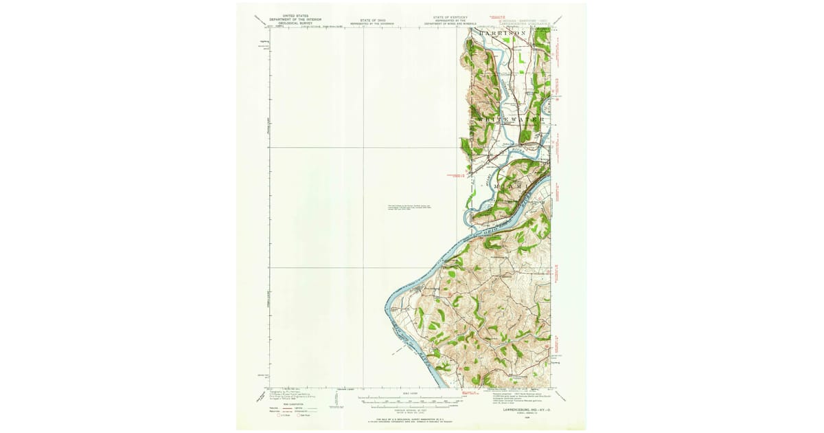 1920s Maps of Boone County, KY | Pastmaps