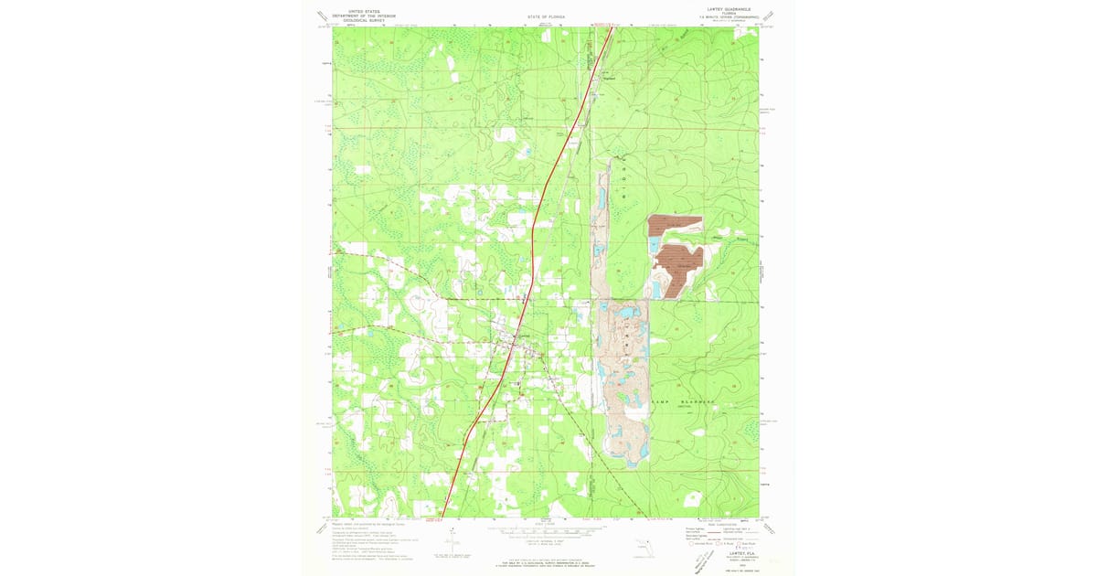 1970s Maps of Clay County, FL | Pastmaps
