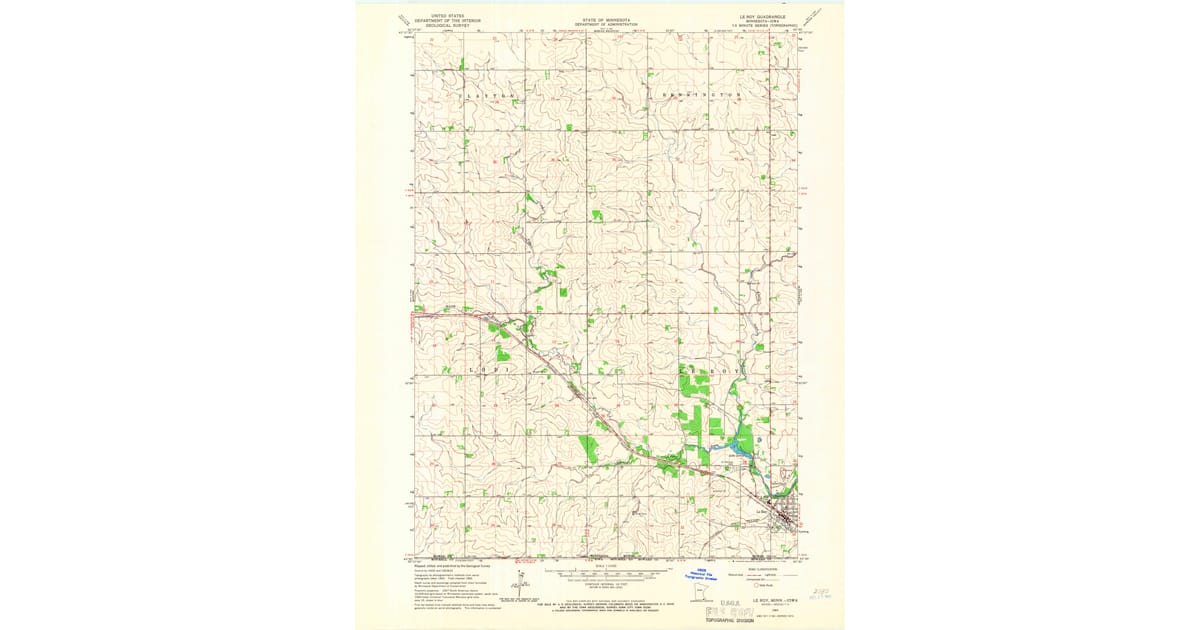 1960s Maps of Mower County, MN | Pastmaps