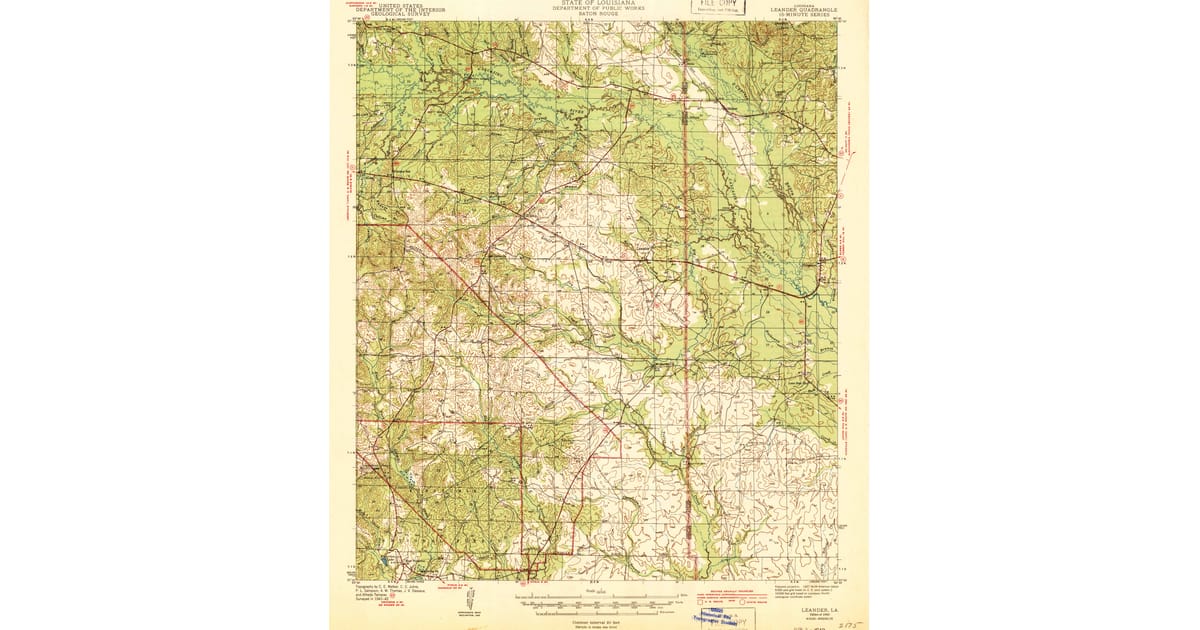 1940s Maps of Sieper, LA | Pastmaps