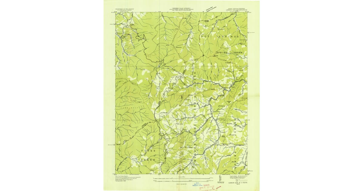 1930s Maps of Wasp, TN | Pastmaps