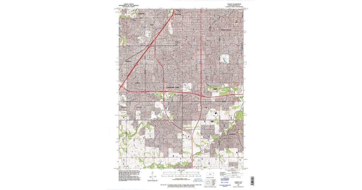1990s Maps of Johnson County, KS | Pastmaps
