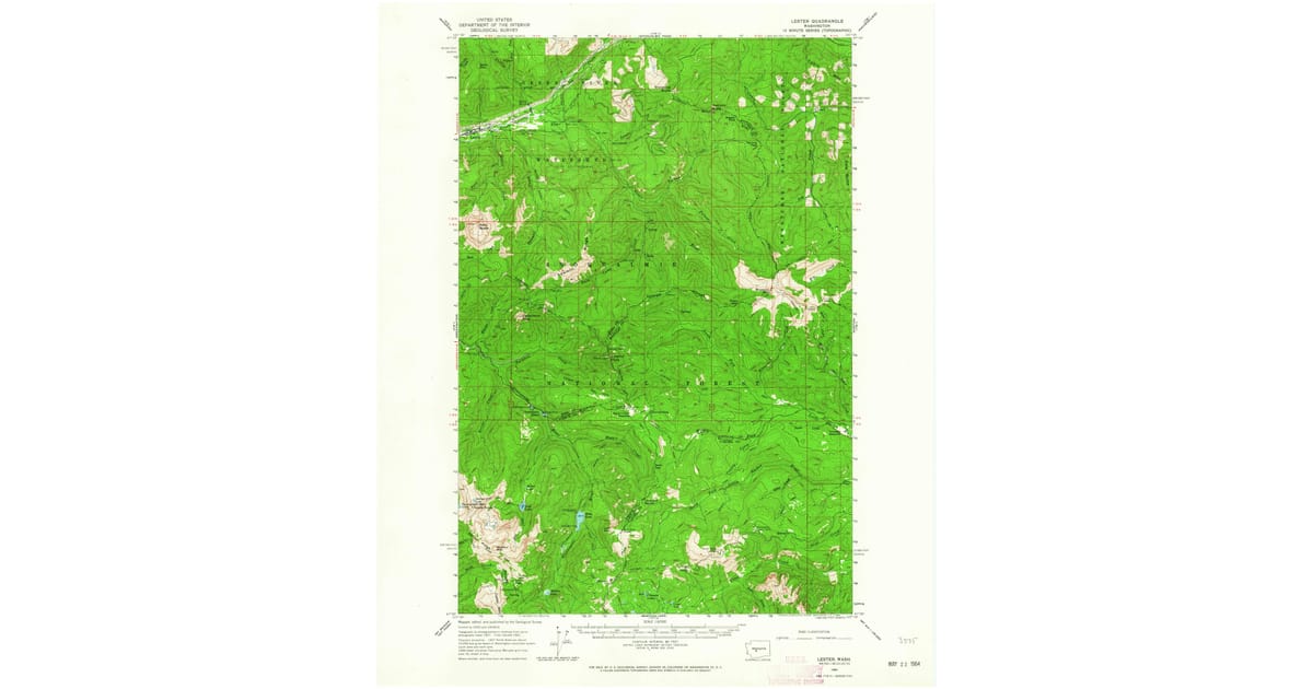 1962 Map of Lester, King County, WA — High-Res | Pastmaps