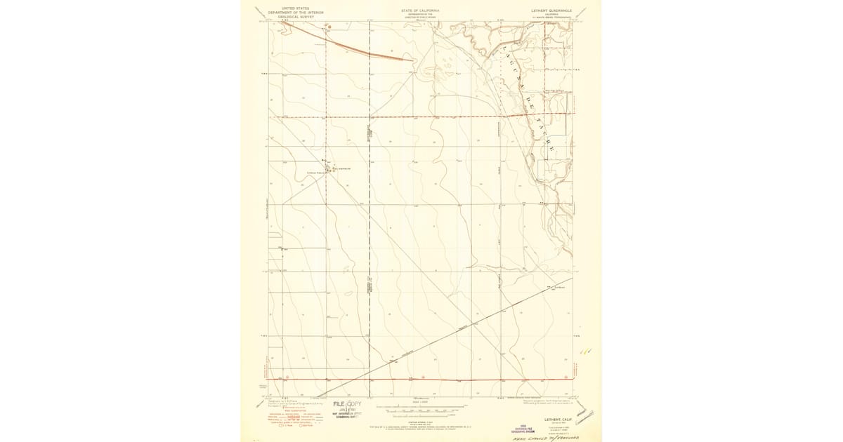 1950s Maps of Vanguard, CA | Pastmaps