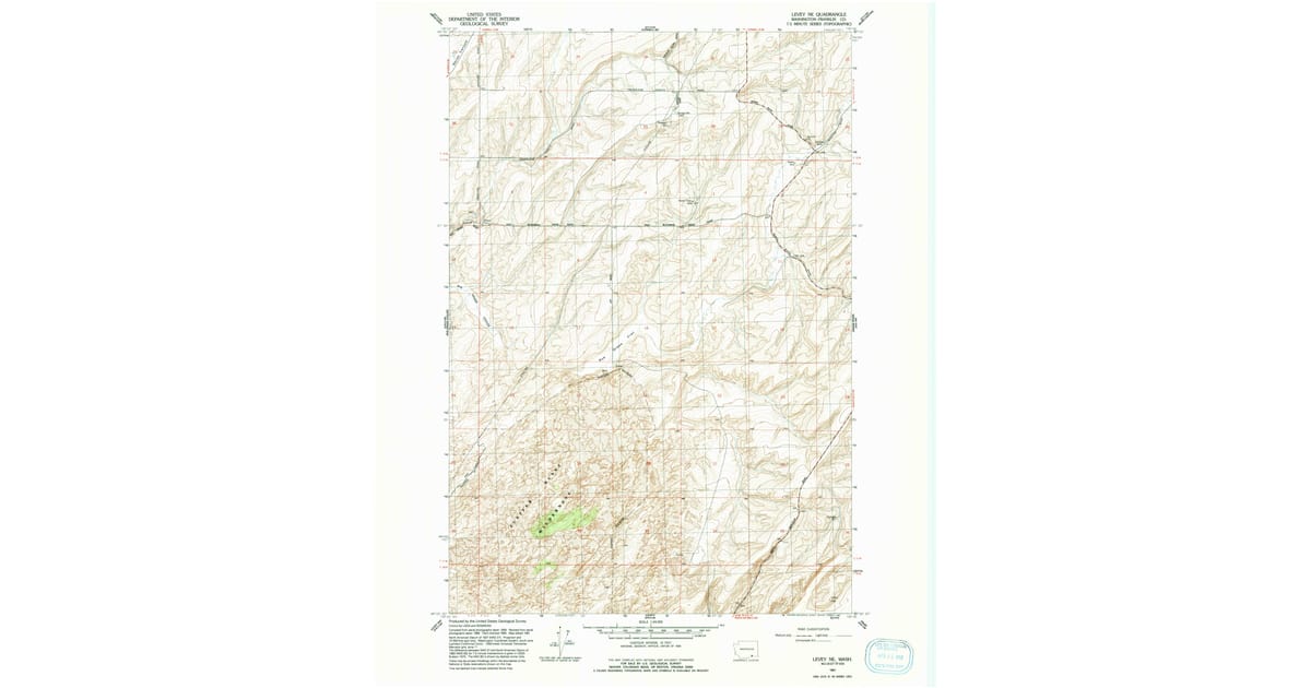 1990s Maps of Franklin County, WA | Pastmaps