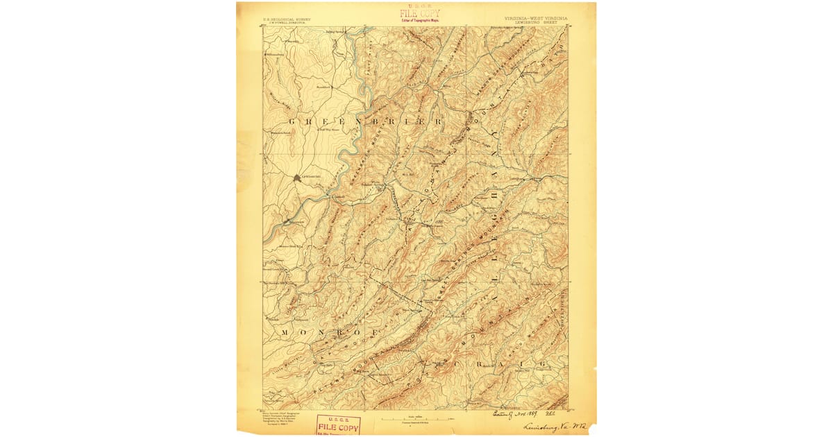 Old Maps of Crows, VA for Academic Research | Pastmaps