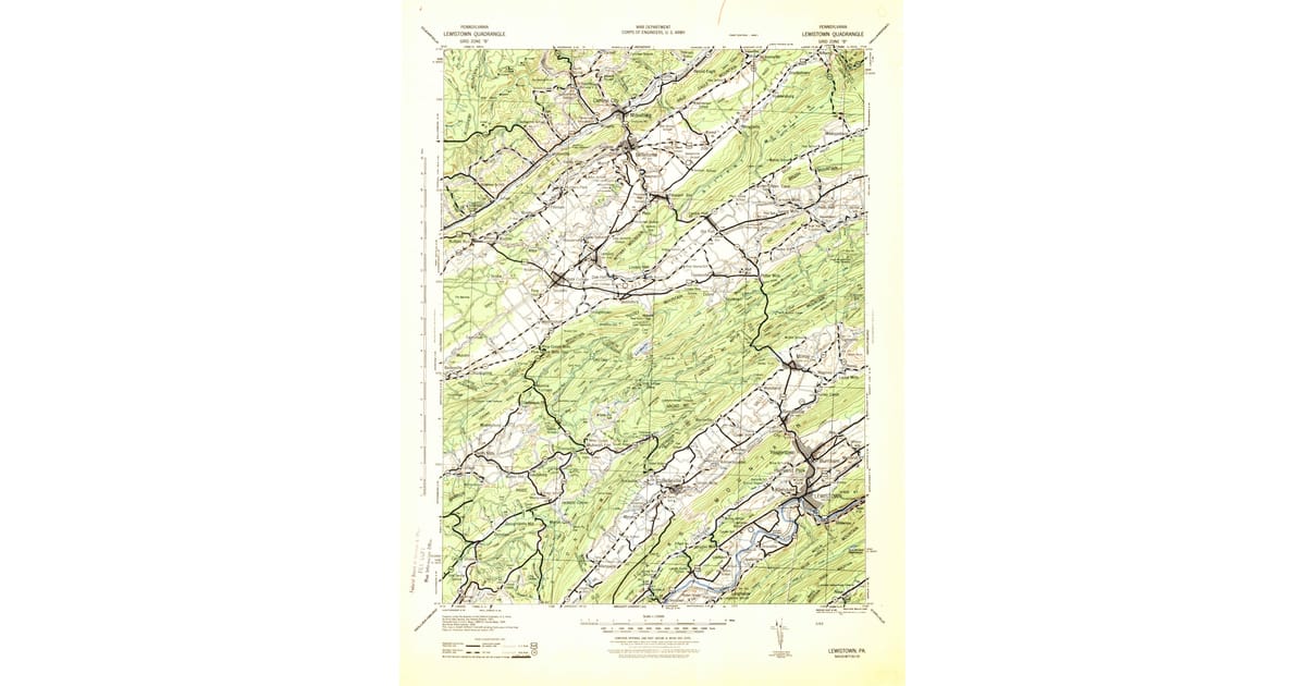 1940s Maps of Pine Grove Mills, Ferguson Township | Pastmaps
